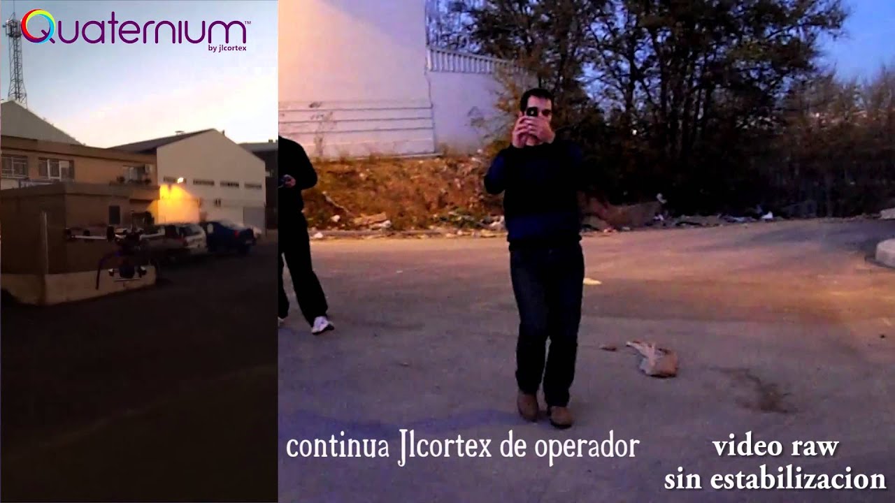 Testing Q800 Gimbal with nanoAHRS as gimbal controller - YouTube