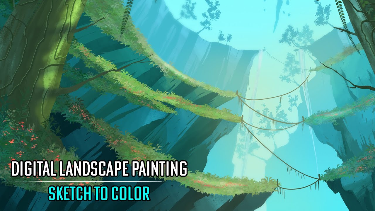 Journey to the Unknown | Environment Digital Painting - YouTube