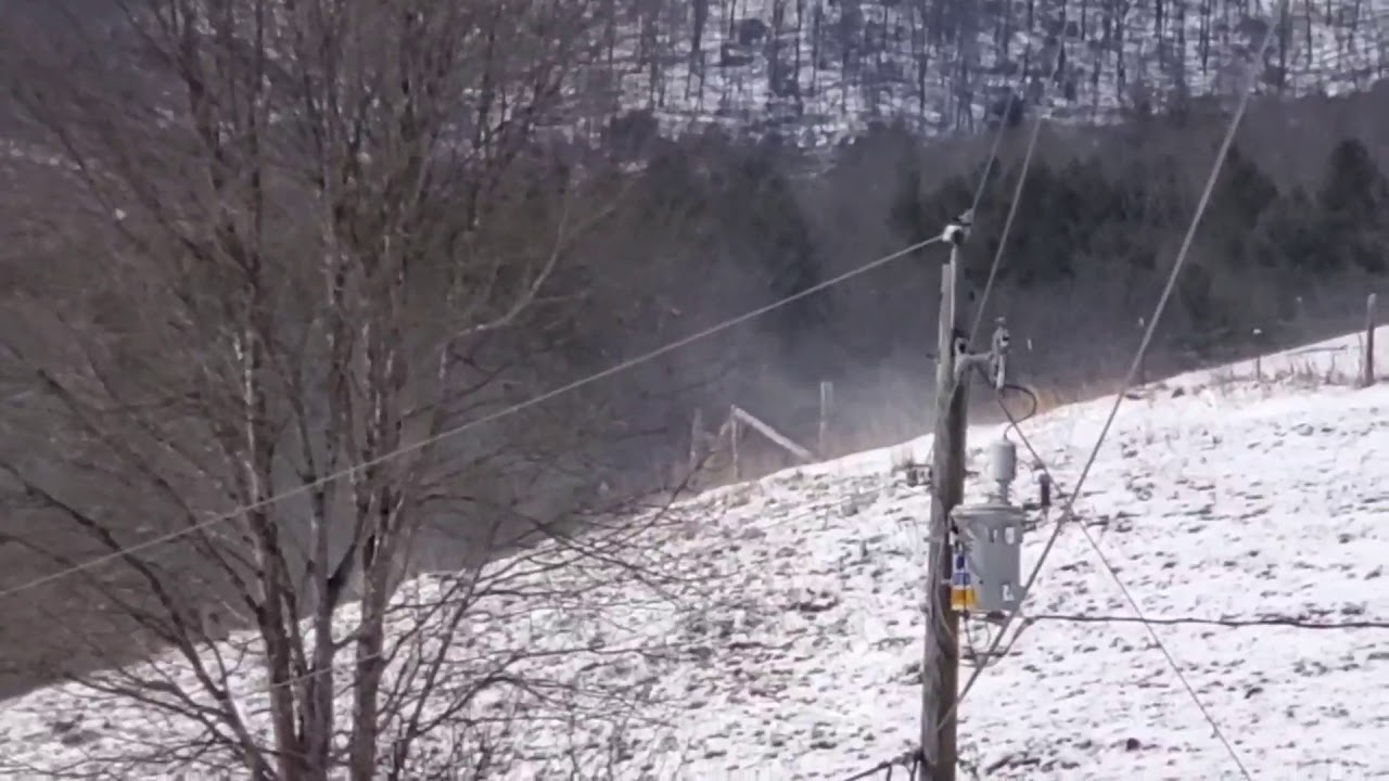 Blowing Snow, Ashe County, NC - 02/29/2020 - YouTube