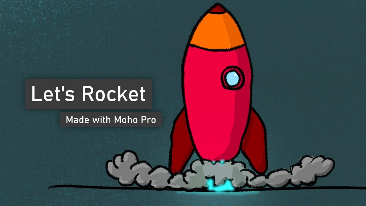 Let's Rocket! Animation (Created with Moho 14) - Wigglepixel - YouTube
