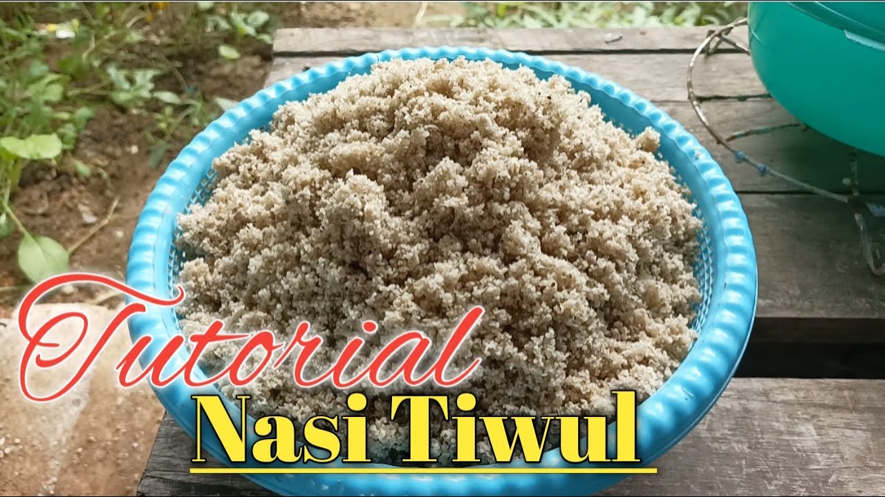 Tutorial Cara Membuat Nasi Tiwul dari Tepung gaplek - YouTube