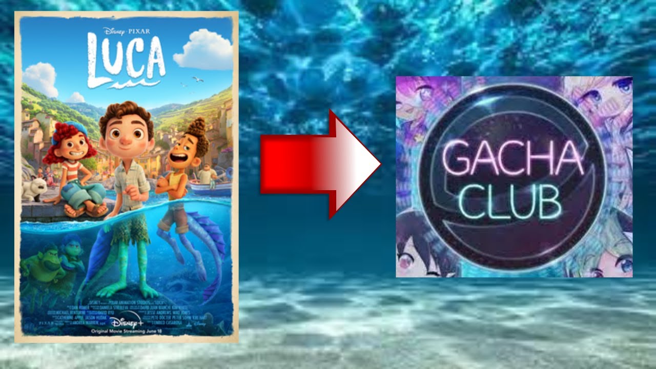 COMO FAZER OS PERSONAGENS DO FILME LUCA NO GACHA CLUB - YouTube