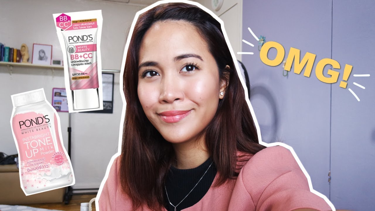 TRYING OUT THE PONDS TONE UP MILK POWDER AND BB + CC CREAM + SCHOOL ...