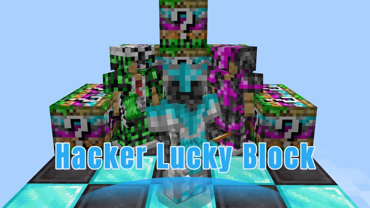 Lucky Block Hacker - Minecarft (pocket-edition) - YouTube
