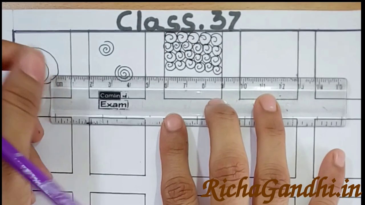 Class 37 - Practice Sheet - How to draw mehandi in hindi - Richagandhi ...