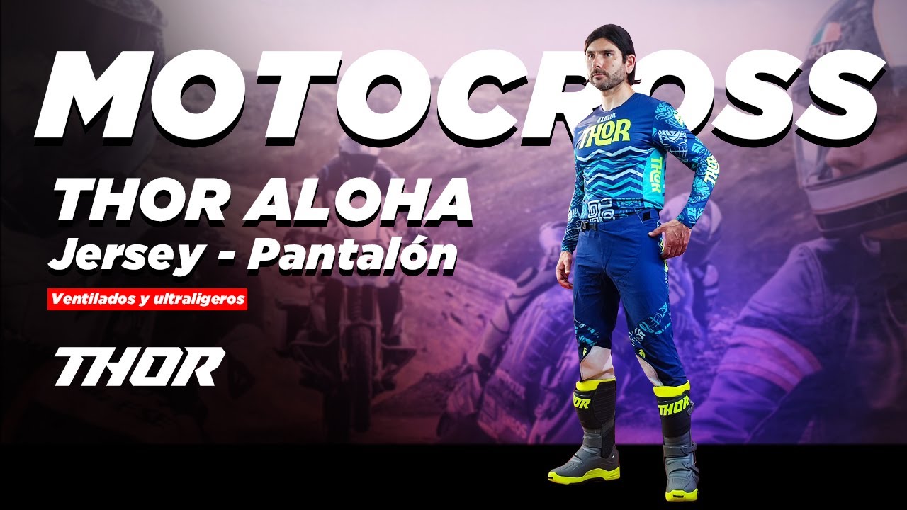 THOR ALOHA Jersey y pantalón para MX disponible en motomundi.cl - YouTube