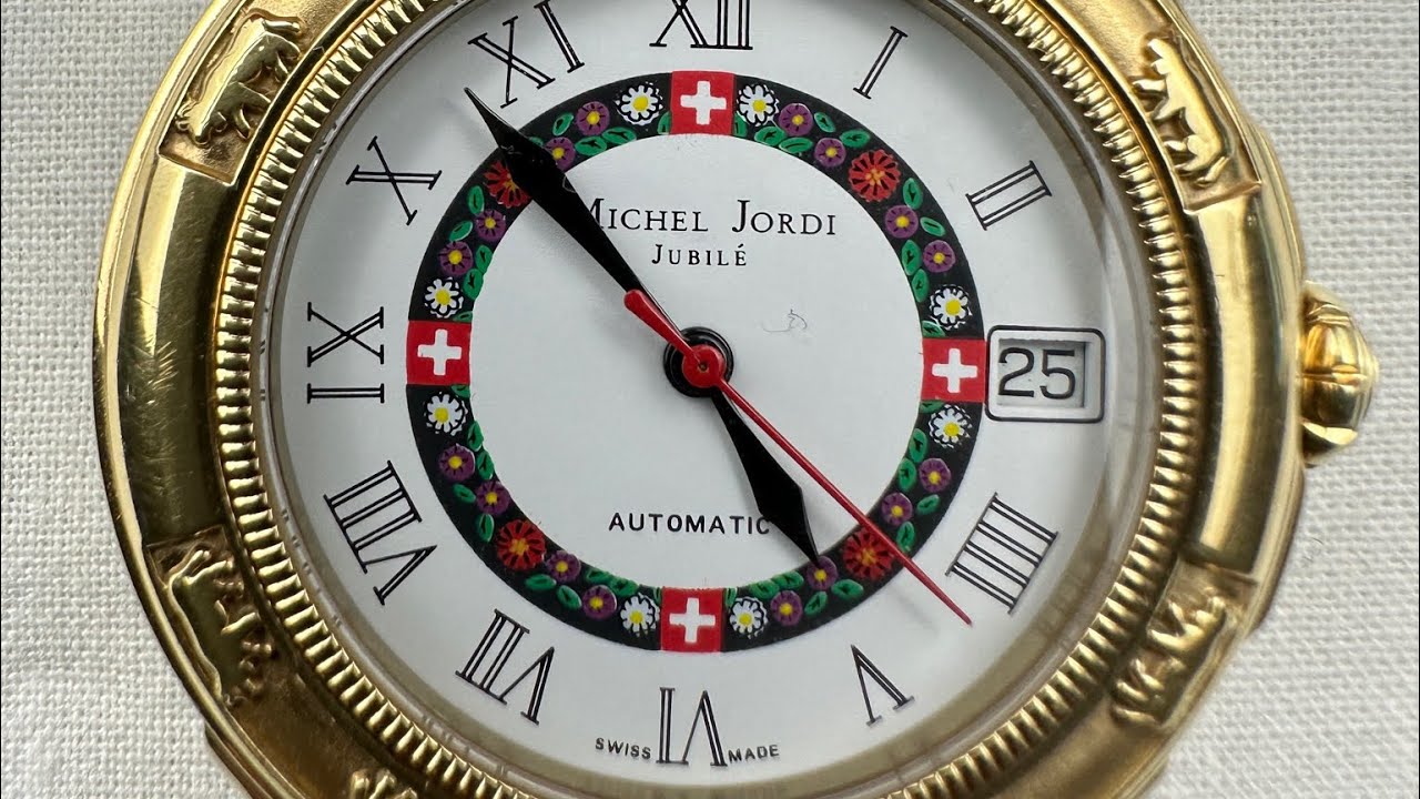 Michel Jordi Jubile Automatic. Very rare dial. Infusion of the Swiss ...