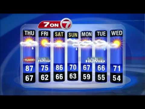 7News Weather Forecast: May 27, 11 p.m. - YouTube
