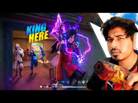 Ump + Aug III 🤯 Naruto Is Back Solo vs Squad Gameplay🔥24 Kills 99%Headshot Rate⚡PK GAMERS #freefire