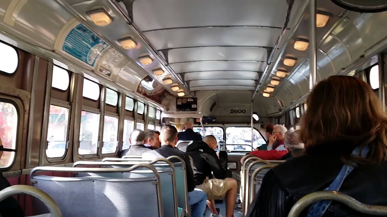 1957 GM Old Look bus 2600 MTA Boston - YouTube