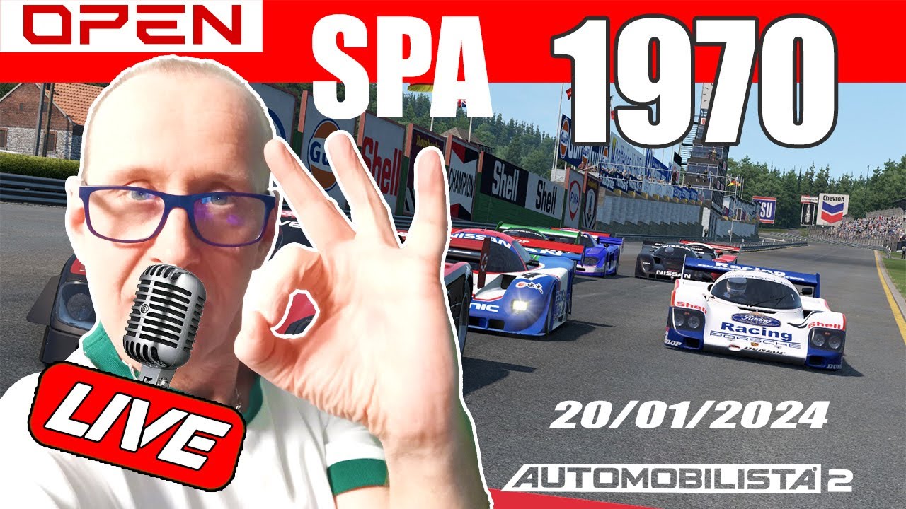 LIVE SPA 1970 en Groupe C - OPEN KV Racing Automobilista 2 - YouTube