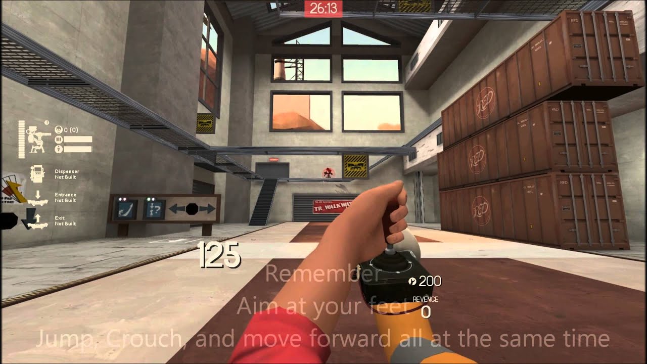 TF2 How Too (Beginner) : Wrangler Jump - YouTube