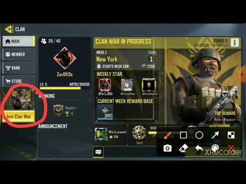 How to participate in clan wars || CODm - YouTube