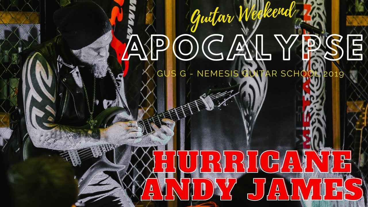 Andy James ''Hurricane'' Live - Guitar Weekend Apocalypse 2019 - YouTube