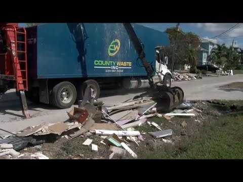 Collier County Waste Management ahead of debris pickup schedule - YouTube