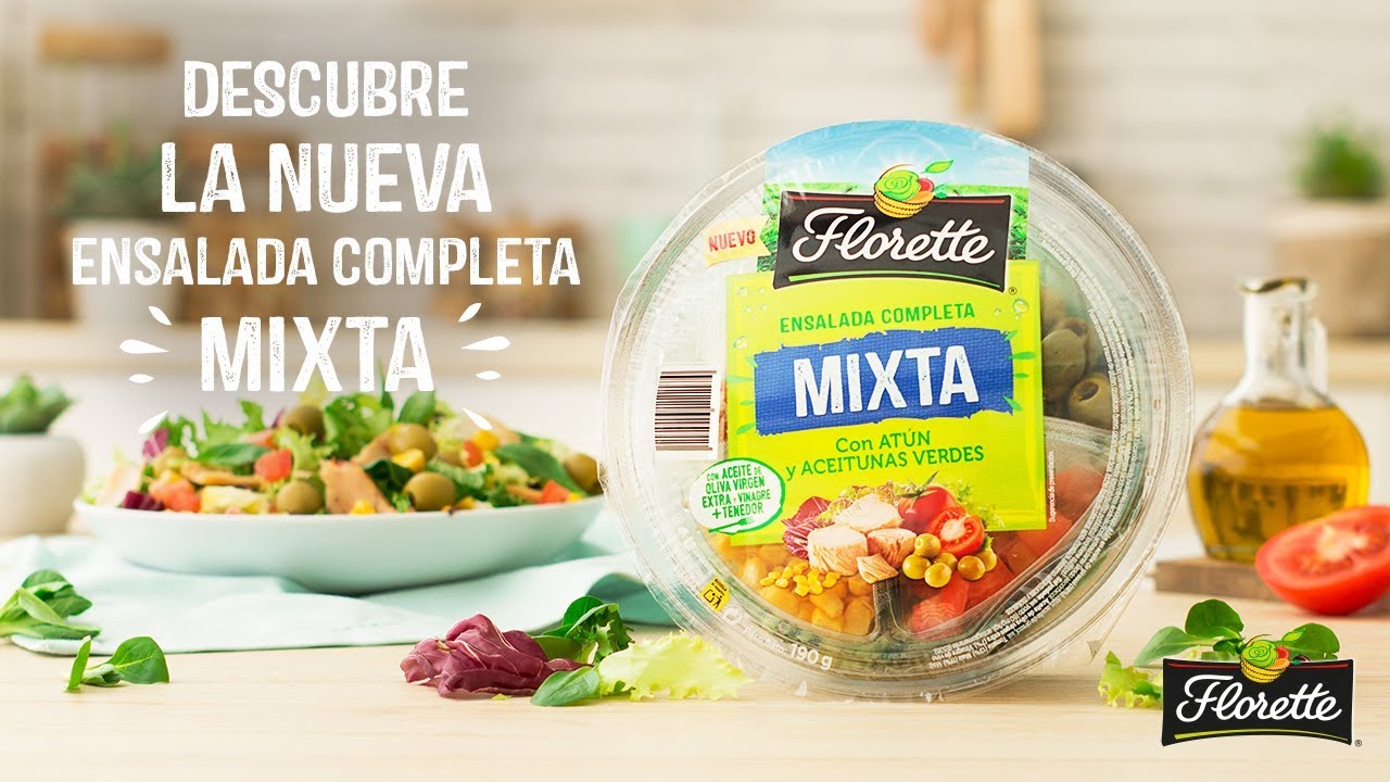 Ensalada Completa Mixta - Florette España - YouTube