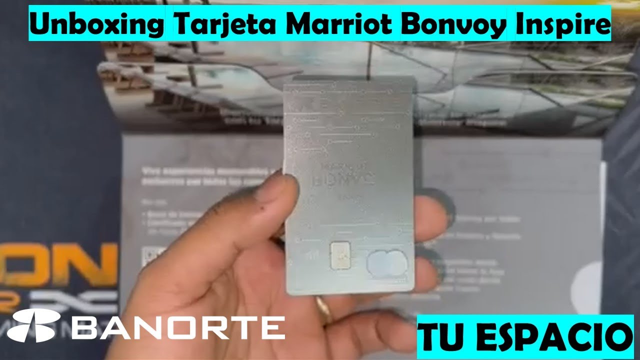 #UNBOXING Tarjeta Metálica Marriot Bonvoy Inspire | Tarjeta Premium # ...