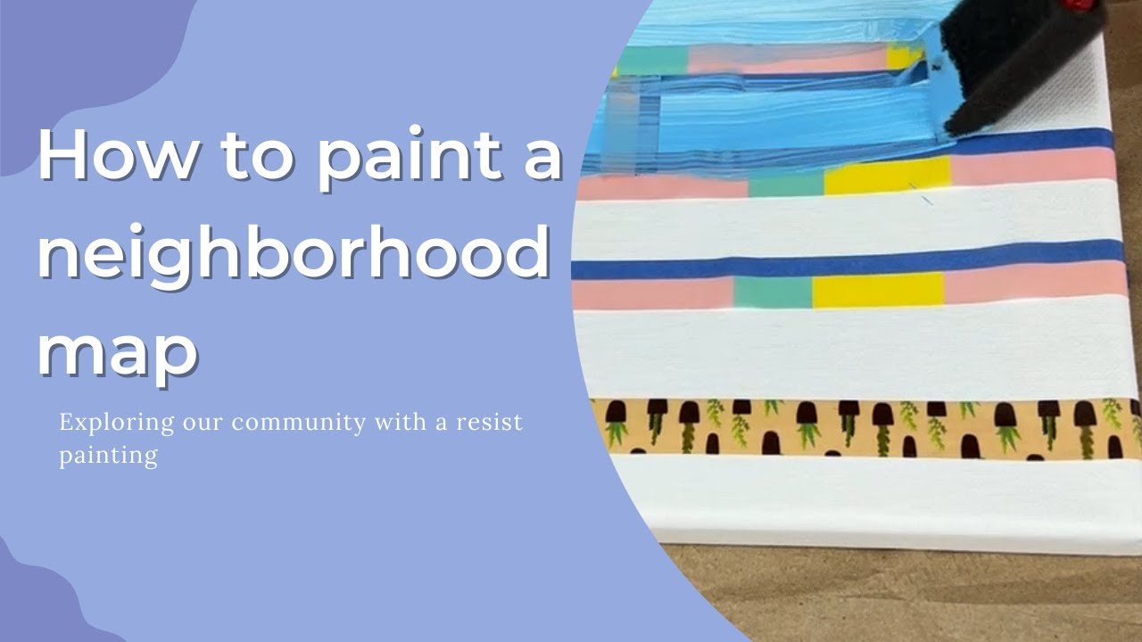 Art For Kids How To Make A Map Of Your Neighborhood - YouTube