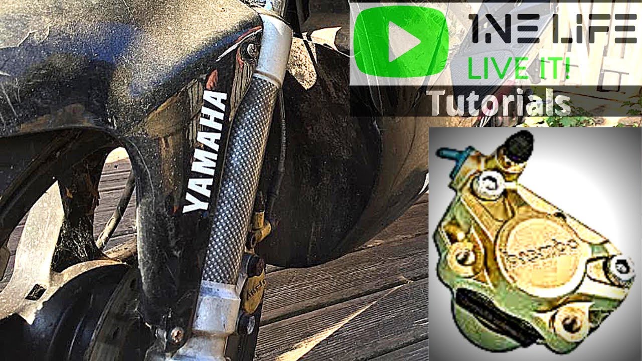 Yamaha Aerox - How to Bleed Brakes and Check / Top Up Brake Fluid - YouTube