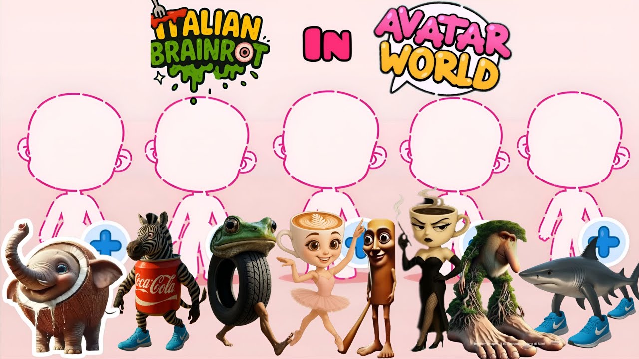 How To Make Italian Brainrot characters 💥🌟 in Avatar World!! # ...