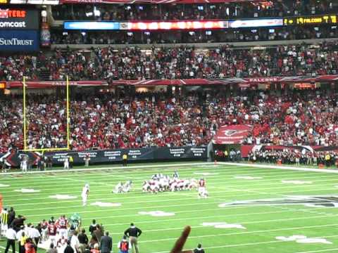 Atlanta Falcons vs Chicago Bears GA Dome 2008 Game Winning Field Goal ...
