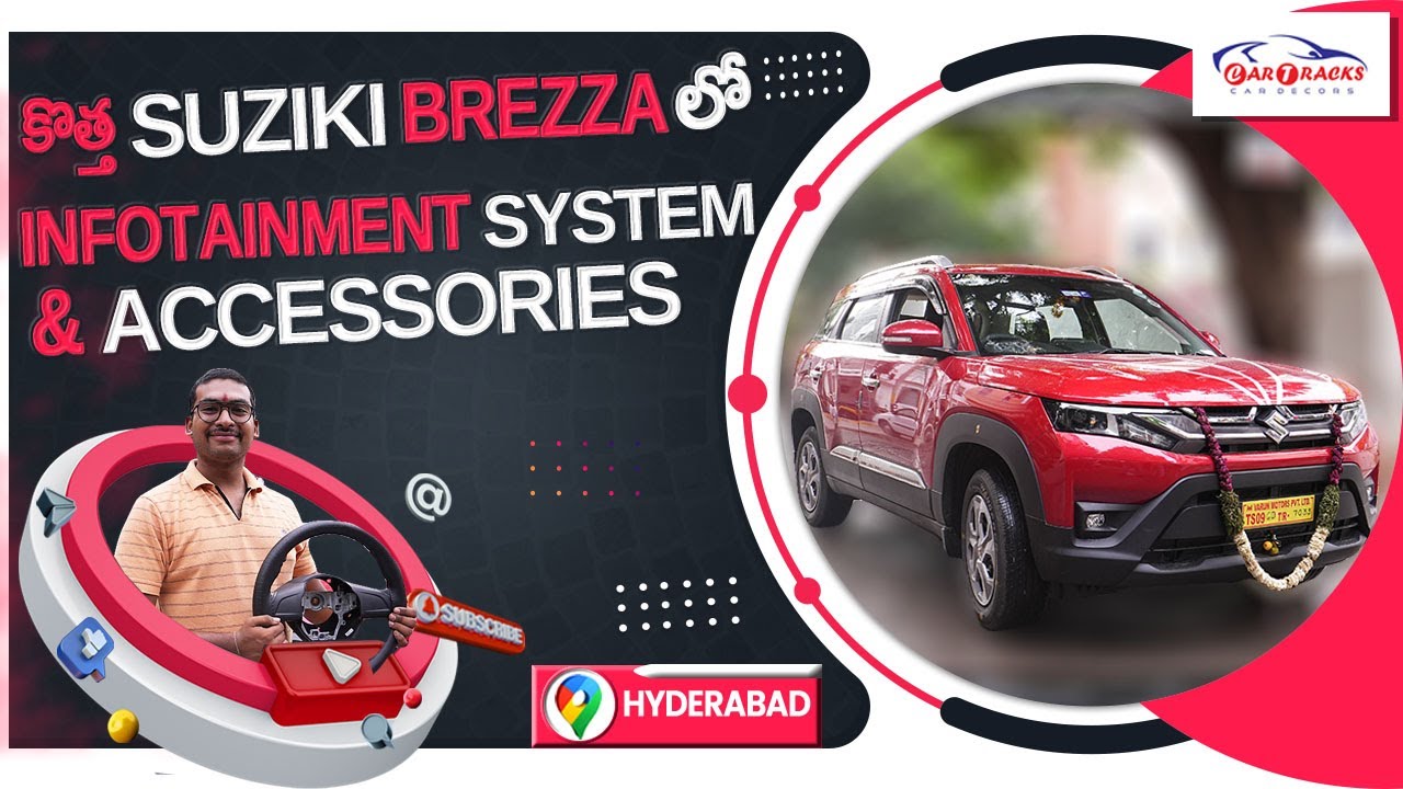 Complete Accessories For SUZUKI Brezza | CAR TRACKS HYDERABAD - YouTube