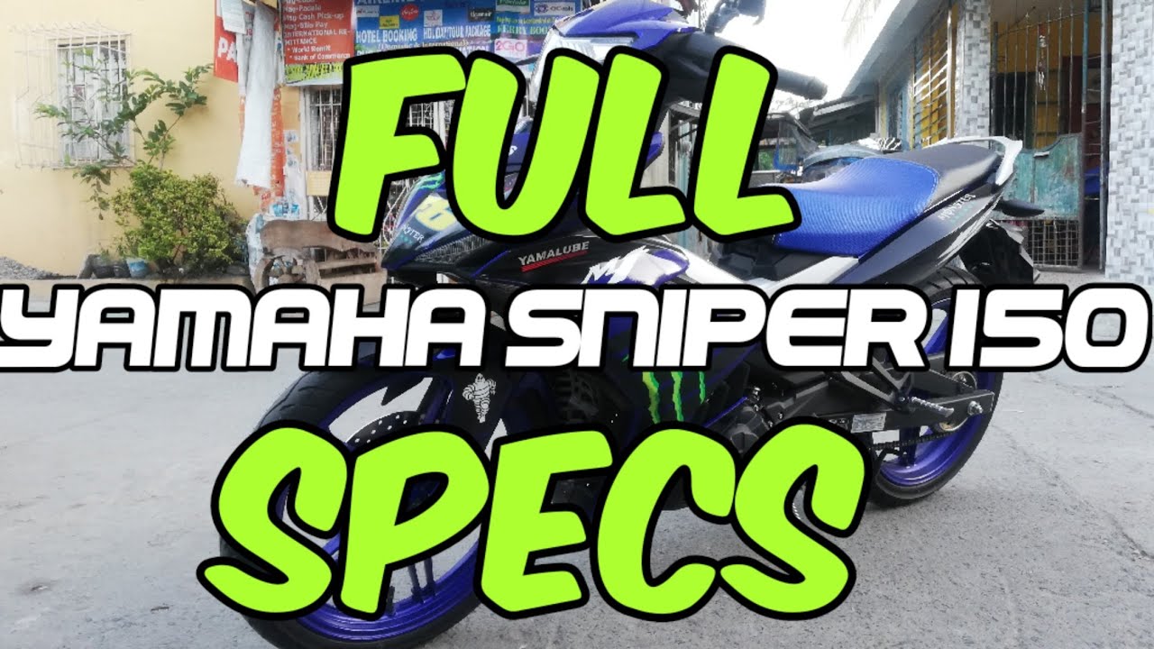 Yamaha Sniper 150 Full Specs / Specifications - YouTube
