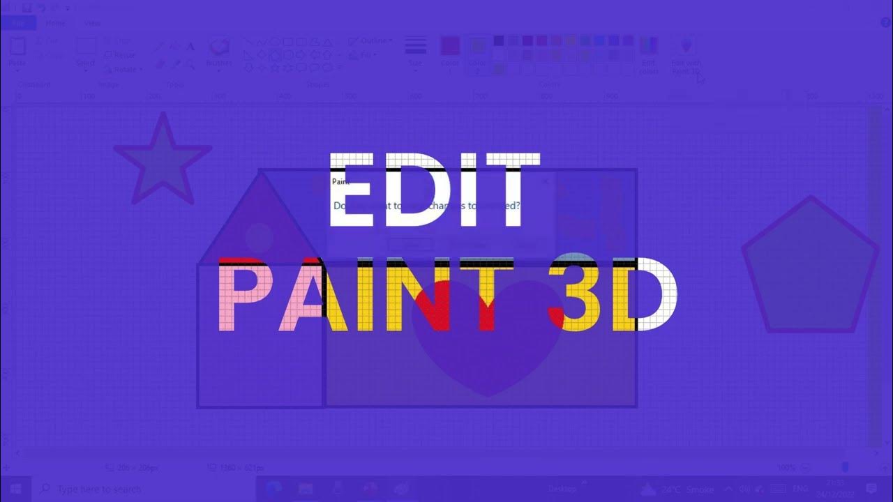 MS Paint 2D & 3D - Part 3 - YouTube