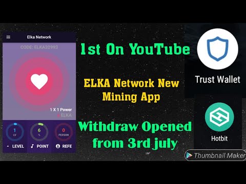ELKA Network || Best Mobile Mining App || Already Listed || Withdraw ...