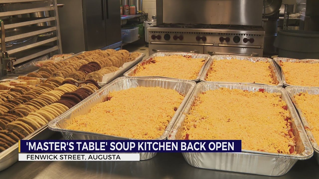 Master's Table Soup Kitchen reopens - YouTube