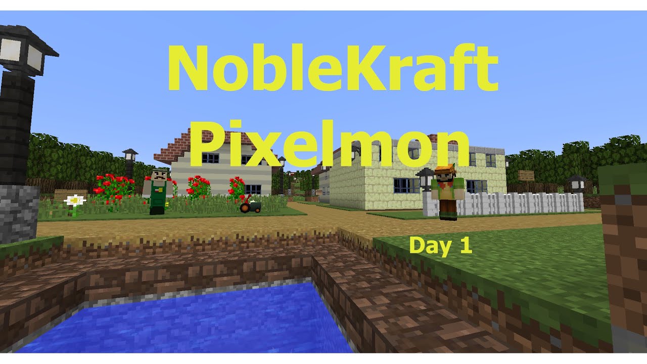 Minecraft Building Kanto Pokémon: Day 1 - YouTube