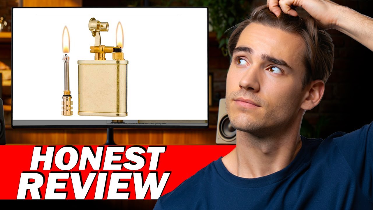 2-in-1 Lighter Permanent Match Antique Bronze Review | Honest User ...