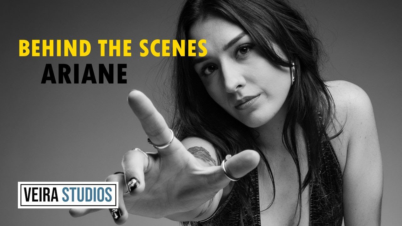 Behind the scenes of a photo shoot with Ariane - YouTube