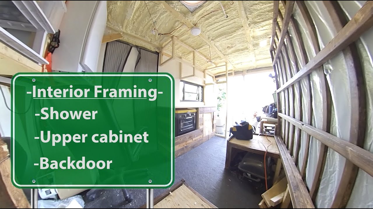 Box truck conversion 2020 (15 of X) - Interior Framing - YouTube