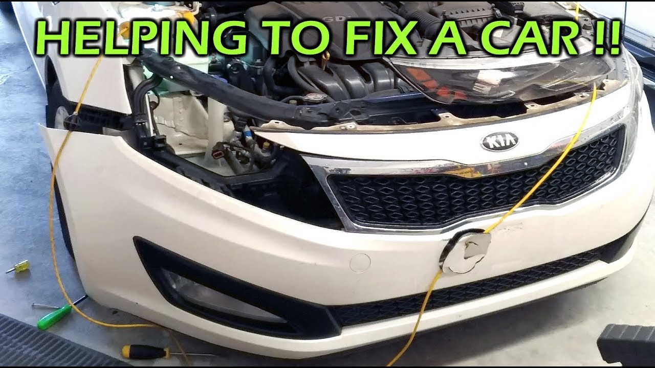 Helping A Friend To Fix Her Car! - YouTube