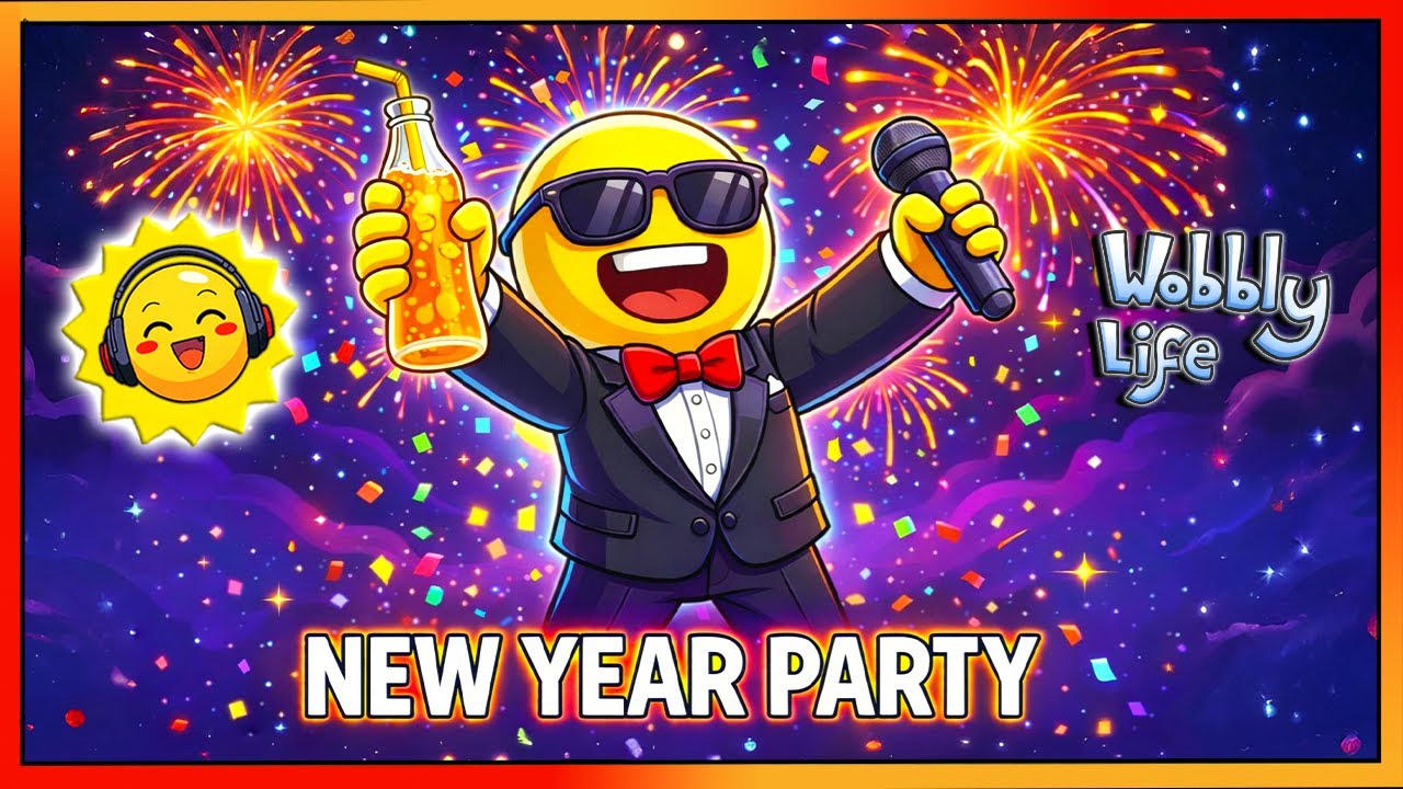 🎆 Wobbly Life Silvester Hit – NEW YEAR PARTY! 🎉 - YouTube