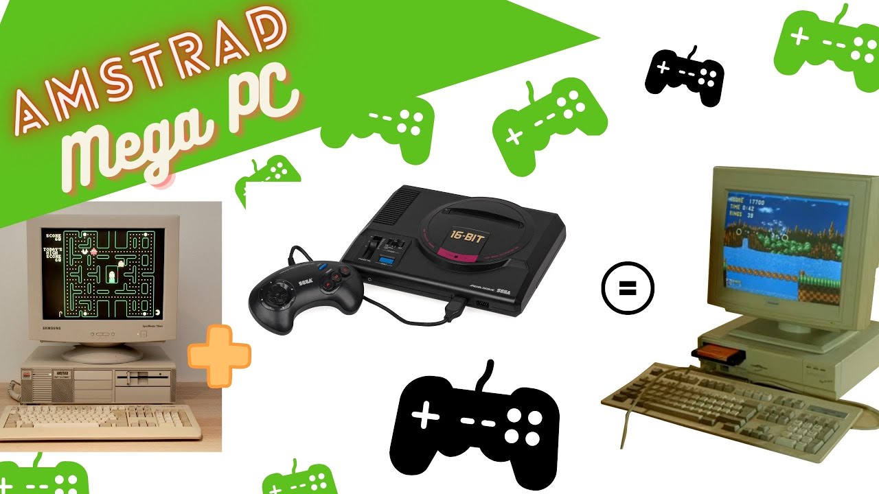 Amstrad Mega PC / The PC and Sega Mega Drive Combo - YouTube