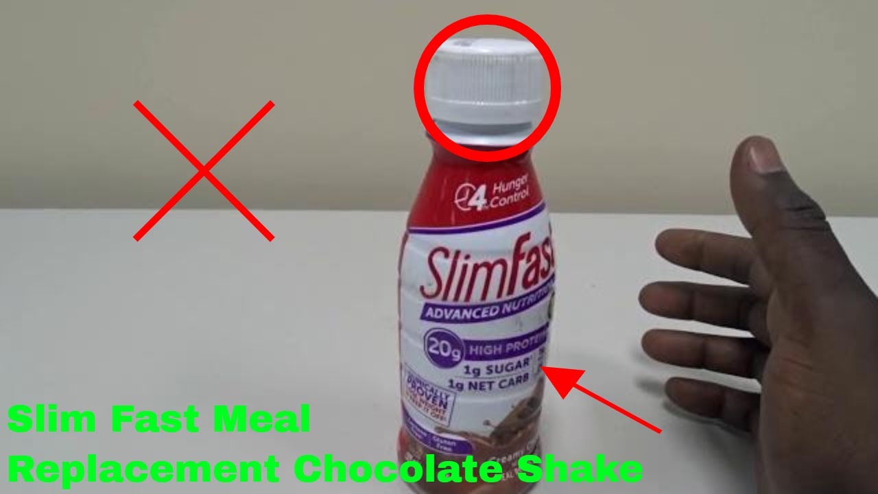 How To Use Slim Fast Meal Replacement Chocolate Shake Review - YouTube