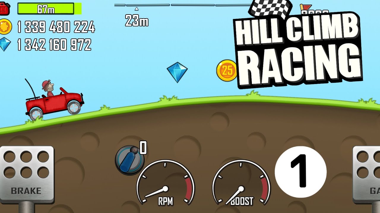Hill Climb running game play video (Android gameplay) - YouTube