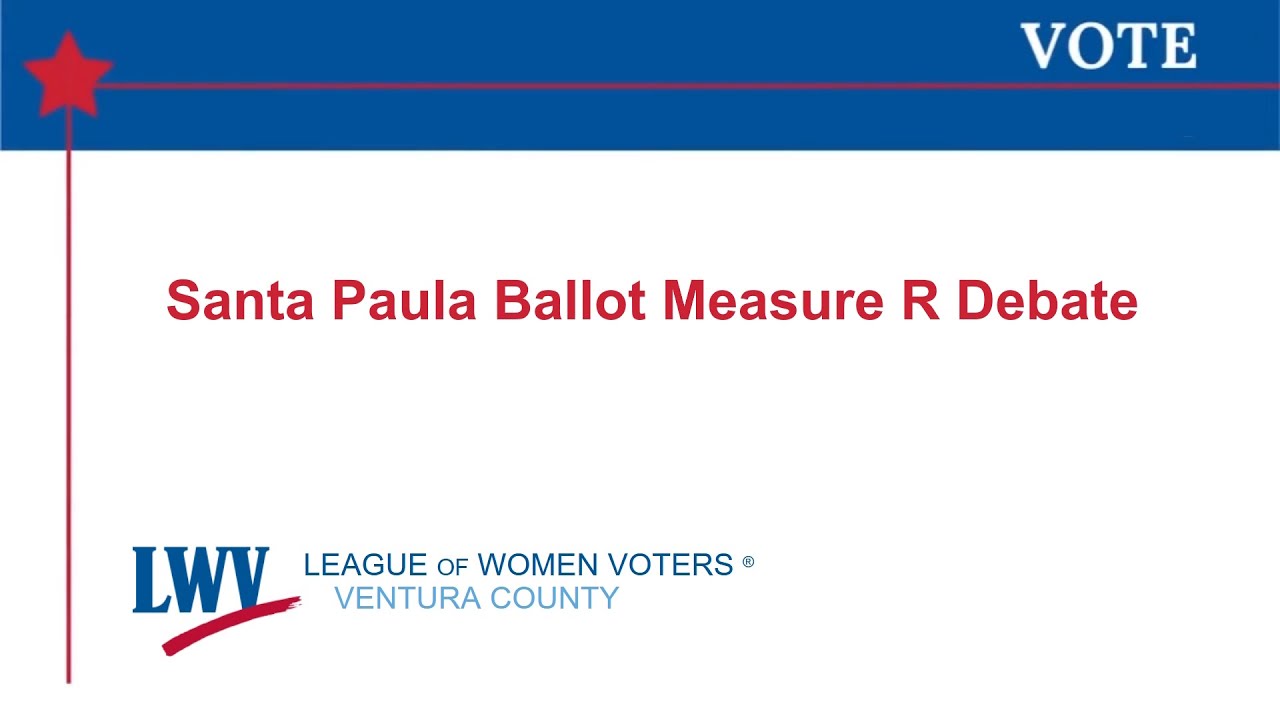 Santa Paula Measure R Debate - YouTube