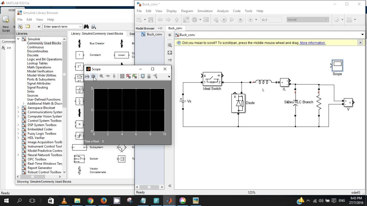 Matlab Tutorial 1 Buck Converter Youtube 3478