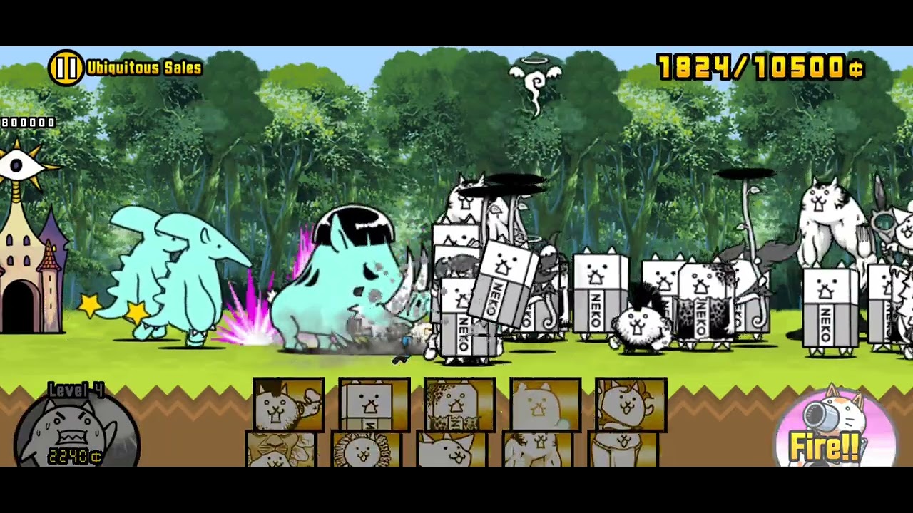 Battle Cats SoL 46-1 Ubiquitous Sales [3 Star] - Singularityville Stage 1 - YouTube