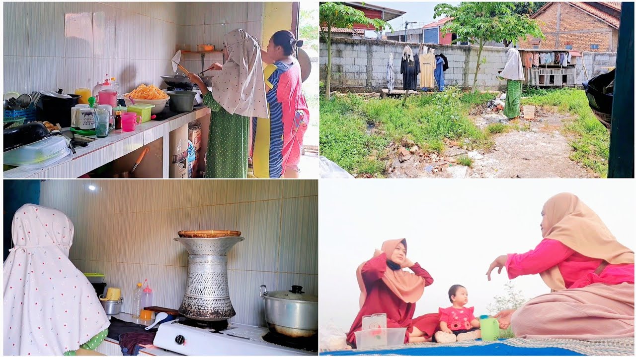 Cerita selama 1 bulan lebih jualan nasi uduk,di samperin temen lama ...