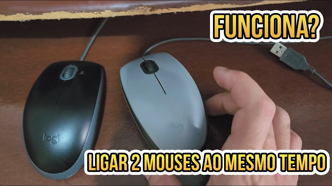 🤔 SE LIGAR 2 MOUSES NO MESMO COMPUTADOR, ELES FUNCIONAM AO MESMO TEMPO ...