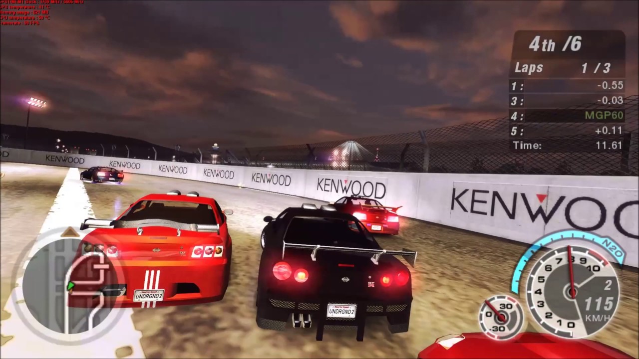 Need For Speed Underground 2 - Stage 5 URL Race 5/9 [1080p60 - GTX 1080 ...