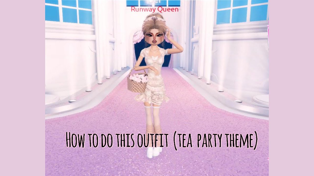 Tea Party Outfit Tutorial in #dti! #dresstoimpress #roblox - YouTube
