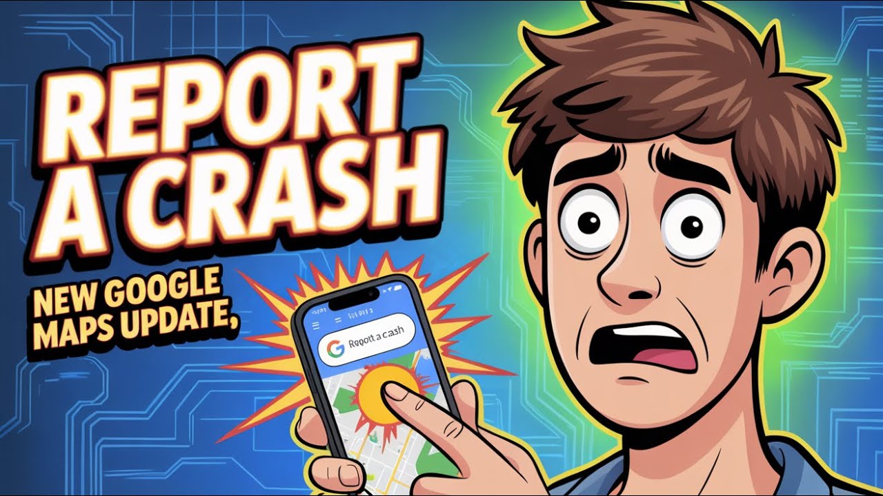 How to Report a Crash in Google Maps (New Update) - YouTube