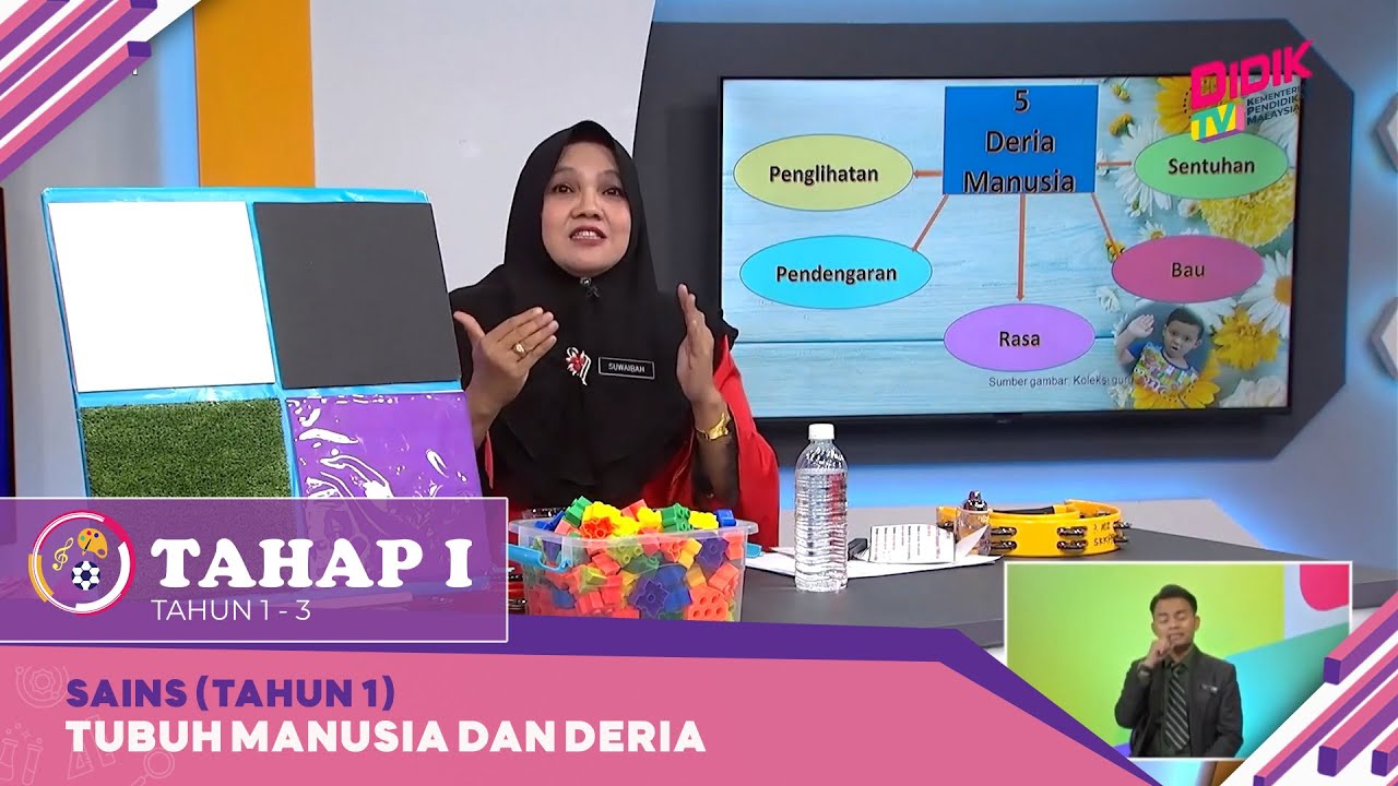 Tahap I (2022) | Sains (Tahun 1): Tubuh Manusia Dan Deria - YouTube