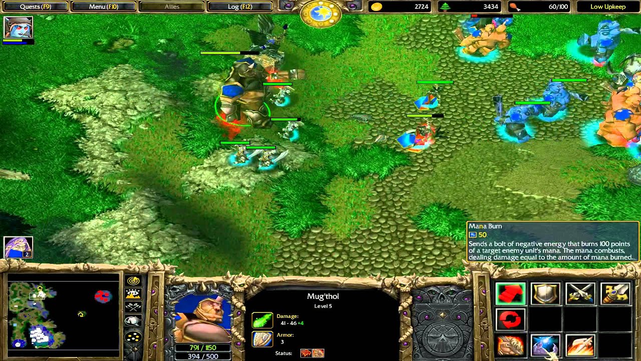 Warcraft 3: The Frozen Throne - Scourge 03 - The Dark Lady - YouTube