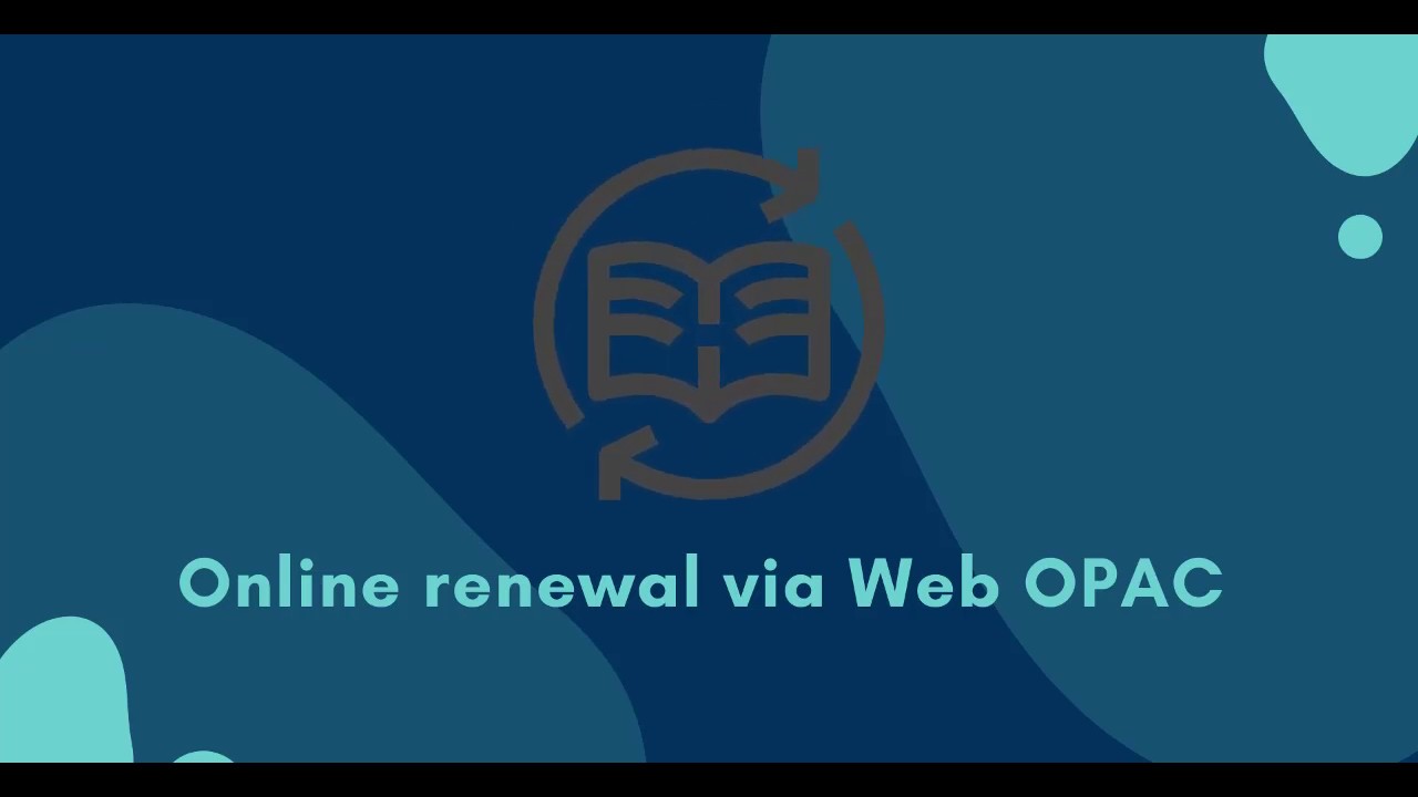 Online renewal via Web OPAC - YouTube
